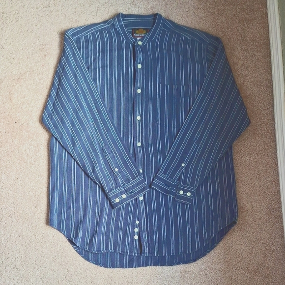 Sedgefield | Shirts | Sedgefield Mens Blue Striped Shirt L | Poshmark